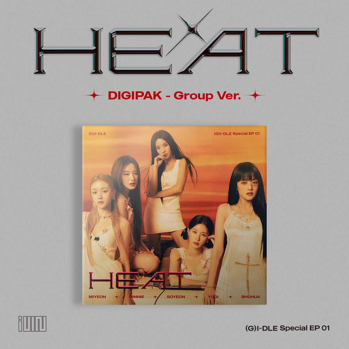 (G)I-DLE | HEAT (Special EP 01) [DIGIPAK - Group Ver.] – pluedo